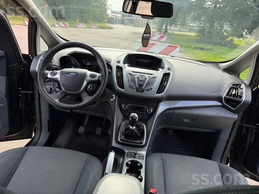 Melns Ford C-Max 2012 Rīga, ar dzinēja tilpumu 1.60 L un nobraukumu 275 tūkst. km par 3100 €, foto 13 vietnē AUTOMOTO.COM.LV
