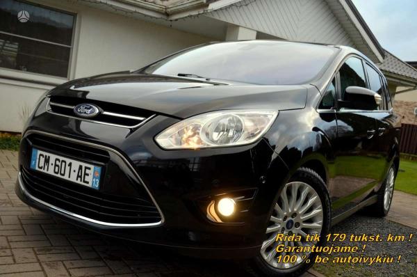 Melns Ford C-Max 2013 Kauņa, ar dzinēja tilpumu 1.60 L un nobraukumu 179 tūkst. km par 4950 €, foto 1 vietnē AUTOMOTO.COM.LV