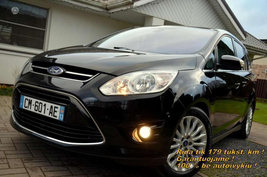 Black Ford C-Max 2013 in Kaunas, with an engine capacity of 1.60 L and mileage of 179 thousand km for 4950 €, photo 1 on AUTOMOTO.COM.LV
