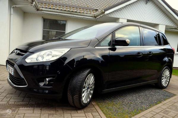 Melns Ford C-Max 2013 Kauņa, ar dzinēja tilpumu 1.60 L un nobraukumu 179 tūkst. km par 4950 €, foto 7 vietnē AUTOMOTO.COM.LV