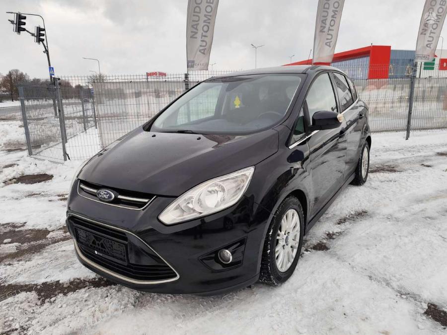 Black Ford C-Max 2013 in Kaunas, with an engine capacity of 1.60 L and mileage of 248 thousand km for 3799 €, photo 1 on AUTOMOTO.COM.LV