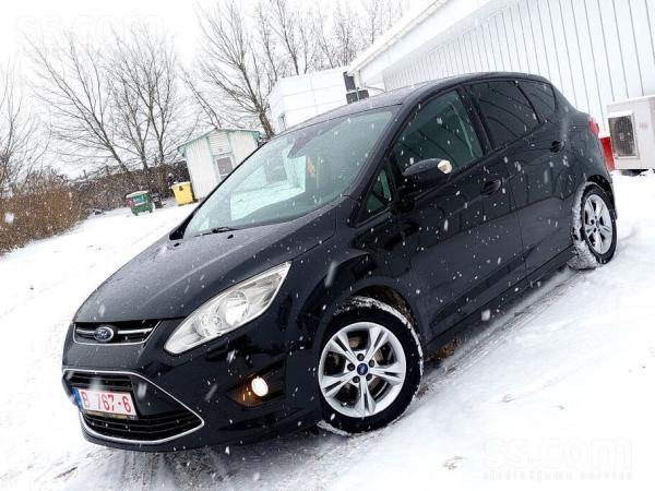 Black Ford C-Max 2013 in Riga, with an engine capacity of 1.60 L and mileage of 304 thousand km for 2999 €, photo 1 on AUTOMOTO.COM.LV