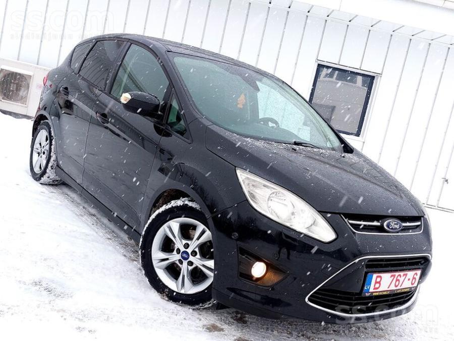 Black Ford C-Max 2013 in Riga, with an engine capacity of 1.60 L and mileage of 304 thousand km for 2999 €, photo 4 on AUTOMOTO.COM.LV