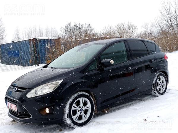 Black Ford C-Max 2013 in Riga, with an engine capacity of 1.60 L and mileage of 304 thousand km for 2999 €, photo 7 on AUTOMOTO.COM.LV
