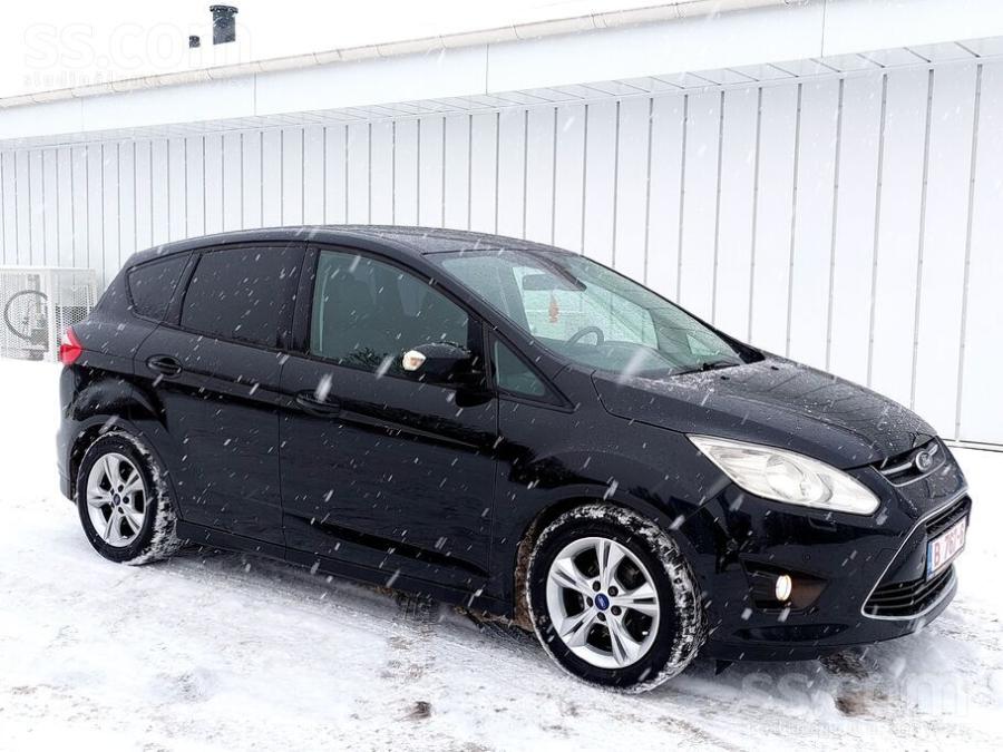 Black Ford C-Max 2013 in Riga, with an engine capacity of 1.60 L and mileage of 304 thousand km for 2999 €, photo 9 on AUTOMOTO.COM.LV