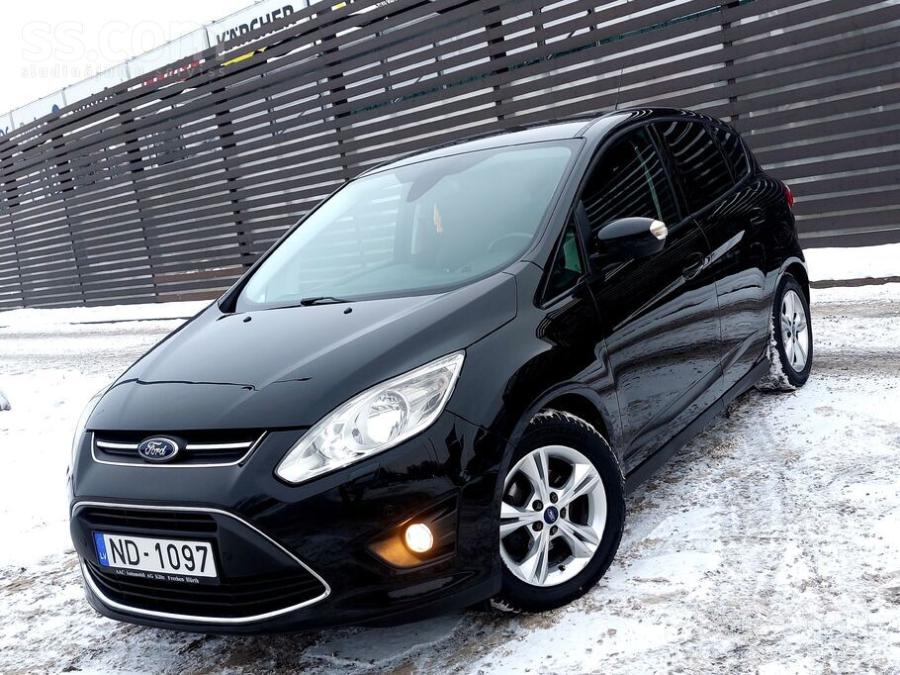 Melns Ford C-Max 2013 Rīga, ar dzinēja tilpumu 1.60 L un nobraukumu 300 tūkst. km par 3990 €, foto 1 vietnē AUTOMOTO.COM.LV