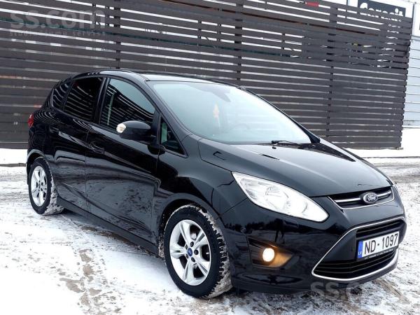 Melns Ford C-Max 2013 Rīga, ar dzinēja tilpumu 1.60 L un nobraukumu 300 tūkst. km par 3990 €, foto 5 vietnē AUTOMOTO.COM.LV