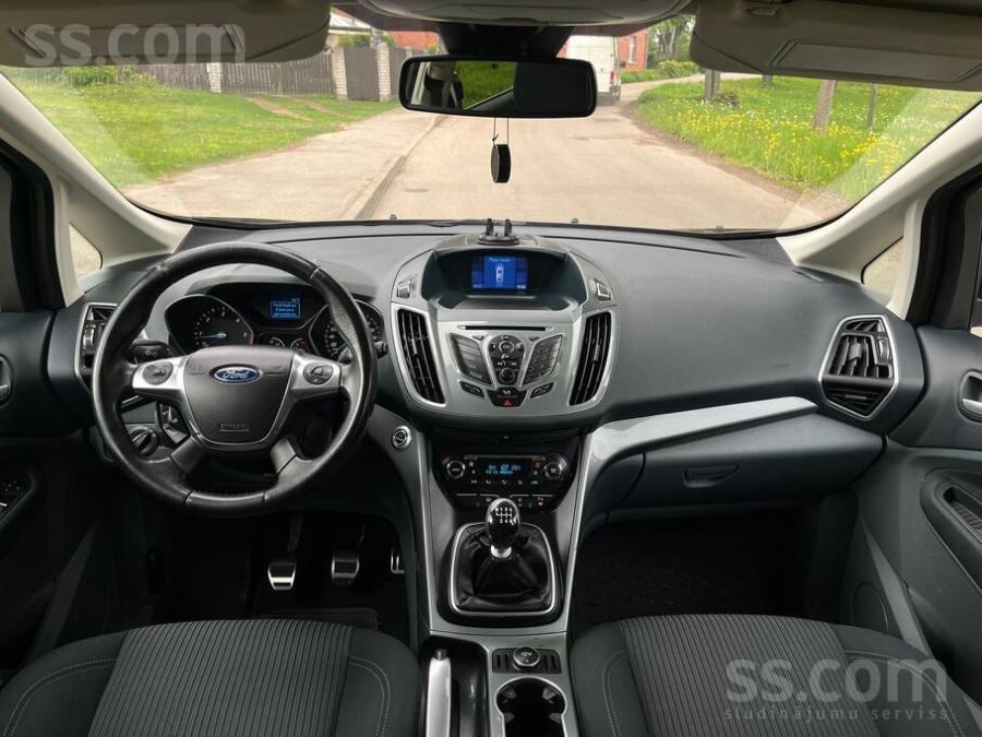 Black Ford C-Max 2013 in Riga, with an engine capacity of 1.60 L and mileage of 0 thousand km for 4799 €, photo 11 on AUTOMOTO.COM.LV