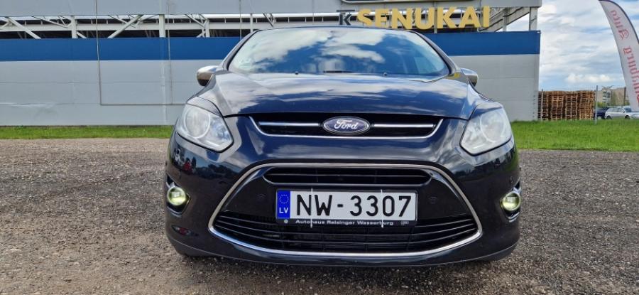 Black Ford C-Max 2013 in Riga, with an engine capacity of 1.60 L and mileage of 233 thousand km for 5550 €, photo 9 on AUTOMOTO.COM.LV