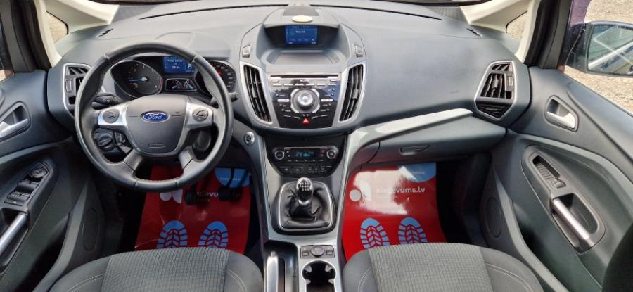 Black Ford C-Max 2013 in Riga, with an engine capacity of 1.60 L and mileage of 233 thousand km for 5550 €, photo 10 on AUTOMOTO.COM.LV