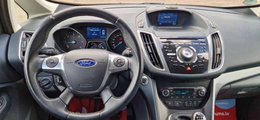 Black Ford C-Max 2013 in Riga, with an engine capacity of 1.60 L and mileage of 233 thousand km for 5550 €, photo 11 on AUTOMOTO.COM.LV