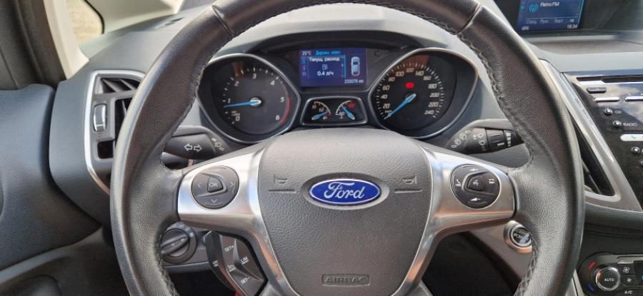 Black Ford C-Max 2013 in Riga, with an engine capacity of 1.60 L and mileage of 233 thousand km for 5550 €, photo 13 on AUTOMOTO.COM.LV