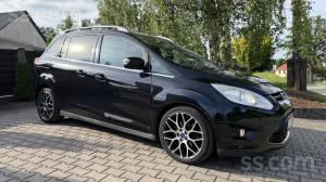 Melns Ford C-Max 2013 Valmiera, ar dzinēja tilpumu 1.60 L un nobraukumu 209 tūkst. km par 4995 €, foto  vietnē AUTOMOTO.COM.LV