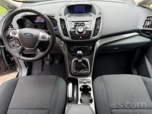 Black Ford C-Max 2013 in Valmiera, with an engine capacity of 1.60 L and mileage of 209 thousand km for 4995 €, photo 11 on AUTOMOTO.COM.LV