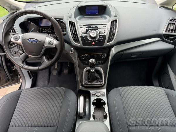Black Ford C-Max 2013 in Valka, with an engine capacity of 1.60 L and mileage of 209 thousand km for 4995 €, photo 9 on AUTOMOTO.COM.LV