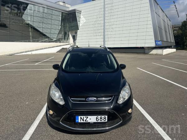 Black Ford C-Max 2013 in Riga, with an engine capacity of 1.60 L and mileage of 256 thousand km for 3750 €, photo 1 on AUTOMOTO.COM.LV