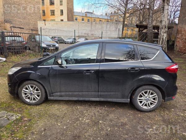 Black Ford C-Max 2014 in Riga, with an engine capacity of 2.00 L and mileage of 130 thousand km for 3900 €, photo 1 on AUTOMOTO.COM.LV