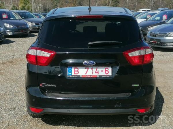 Black Ford C-Max 2014 in Valmiera, with an engine capacity of 1.00 L and mileage of 142 thousand km for 4690 €, photo 8 on AUTOMOTO.COM.LV