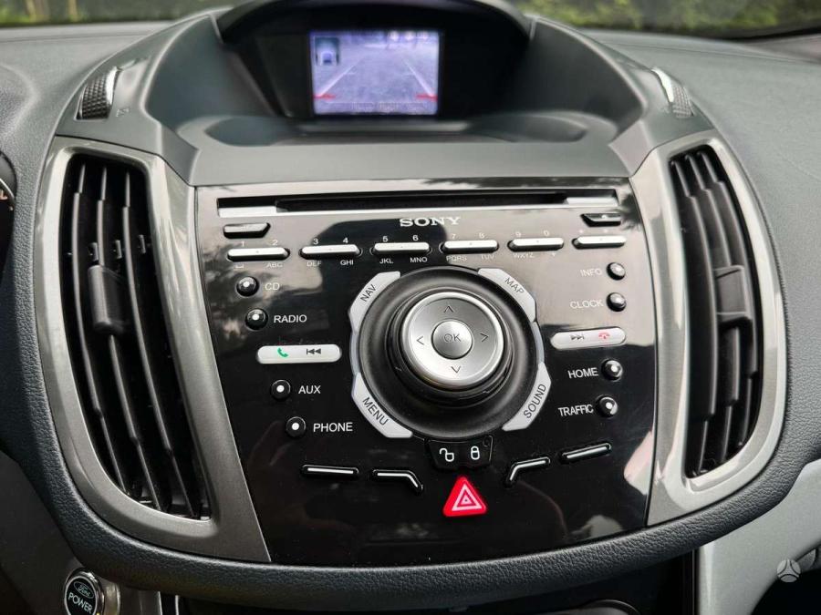Black Ford C-Max 2014 in Utena, with an engine capacity of 2.00 L and mileage of 130 thousand km for 4650 €, photo 13 on AUTOMOTO.COM.LV