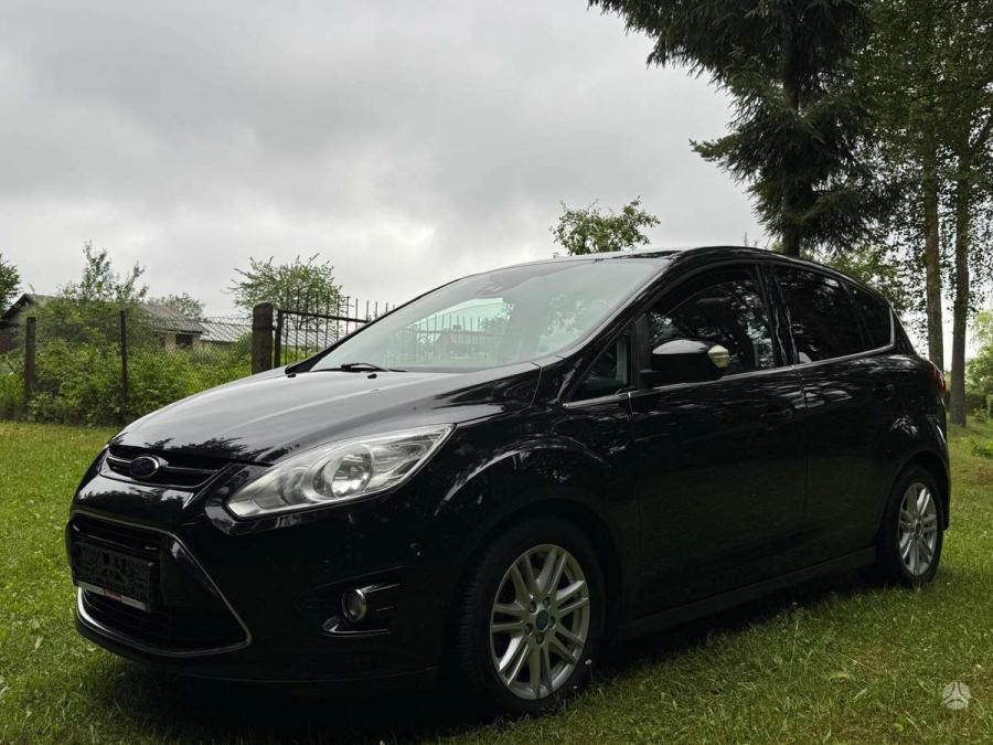 Black Ford C-Max 2014 in Utena, with an engine capacity of 2.00 L and mileage of 130 thousand km for 4650 €, photo 18 on AUTOMOTO.COM.LV