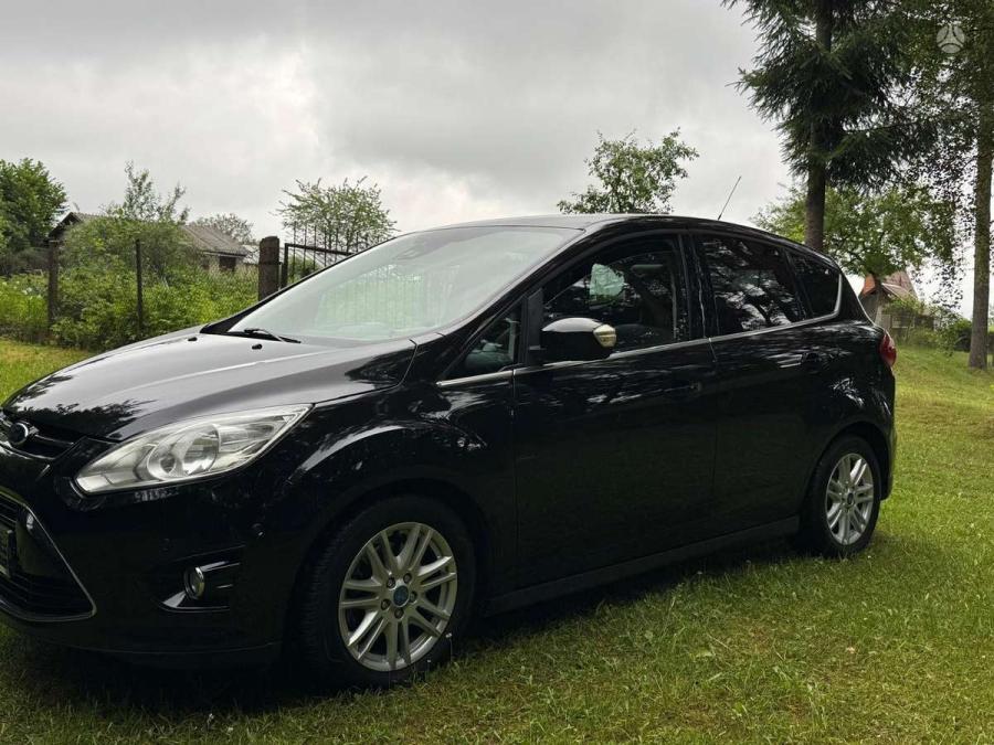 Black Ford C-Max 2014 in Utena, with an engine capacity of 2.00 L and mileage of 130 thousand km for 4650 €, photo 32 on AUTOMOTO.COM.LV