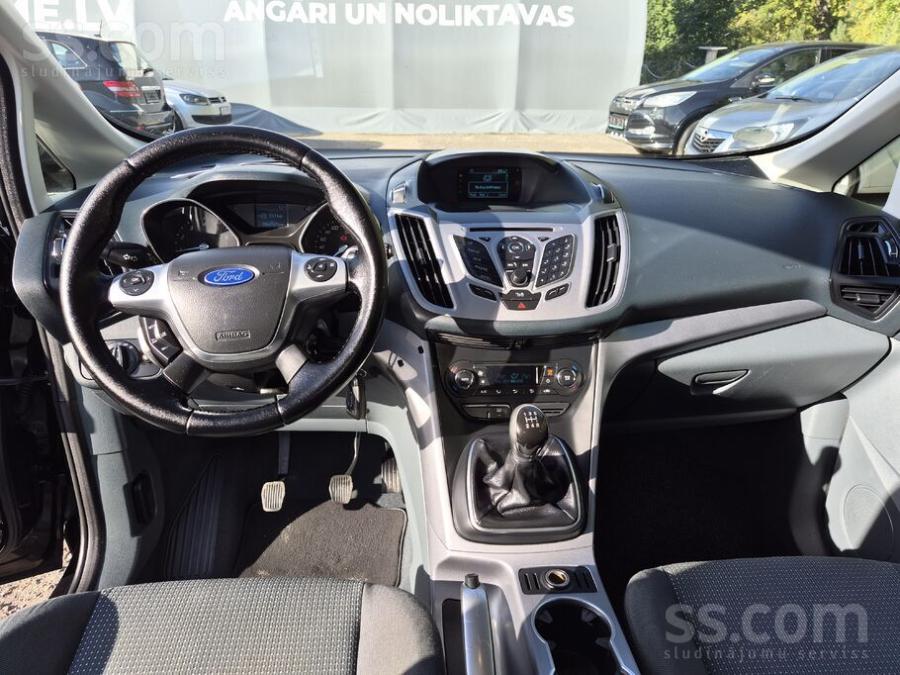 Melns Ford C-Max 2014 Cēsis, ar dzinēja tilpumu 1.60 L un nobraukumu 204 tūkst. km par 5500 €, foto 6 vietnē AUTOMOTO.COM.LV