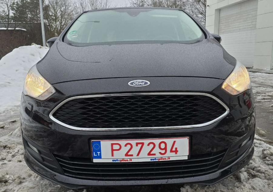 Melns Ford C-Max 2016 Kauņa, ar dzinēja tilpumu 1.50 L un nobraukumu 313 tūkst. km par 5990 €, foto 2 vietnē AUTOMOTO.COM.LV