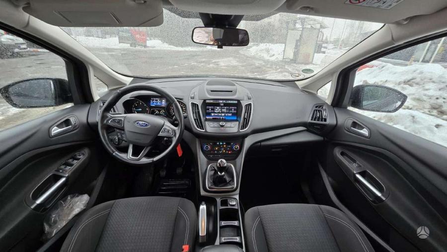 Melns Ford C-Max 2016 Kauņa, ar dzinēja tilpumu 1.50 L un nobraukumu 313 tūkst. km par 5990 €, foto 9 vietnē AUTOMOTO.COM.LV