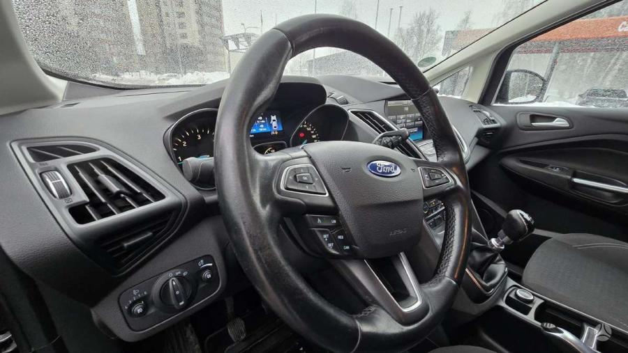 Black Ford C-Max 2016 in Kaunas, with an engine capacity of 1.50 L and mileage of 313 thousand km for 5990 €, photo 8 on AUTOMOTO.COM.LV