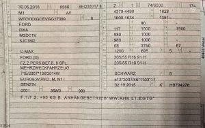 Черный Форд Си-Макс 2016 в Кретинга, объемом двигателя 1.00 л и пробегом 132 тыс. км за 5350 €, фото 26 на AUTOMOTO.COM.LV
