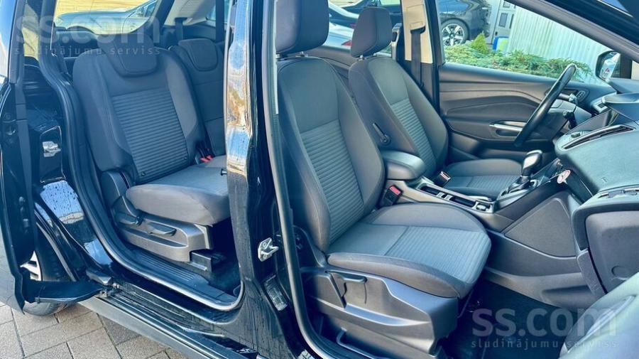 Melns Ford C-Max 2016 Tukums, ar dzinēja tilpumu 1.50 L un nobraukumu 177 tūkst. km par 6800 €, foto 8 vietnē AUTOMOTO.COM.LV