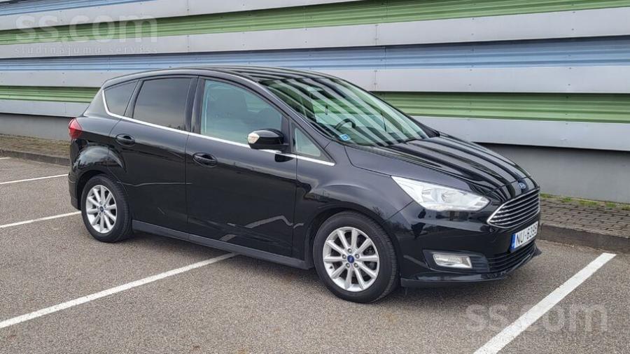 Melns Ford C-Max 2017 Rīga, ar dzinēja tilpumu 1.00 L un nobraukumu 110 tūkst. km par 15500 €, foto 1 vietnē AUTOMOTO.COM.LV