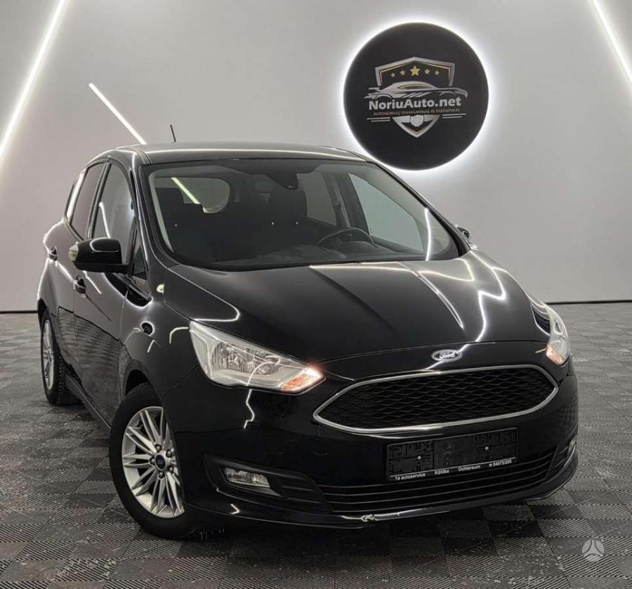Black Ford C-Max 2017 in Marijampole, with an engine capacity of 1.00 L and mileage of 103 thousand km for 5850 €, photo 1 on AUTOMOTO.COM.LV