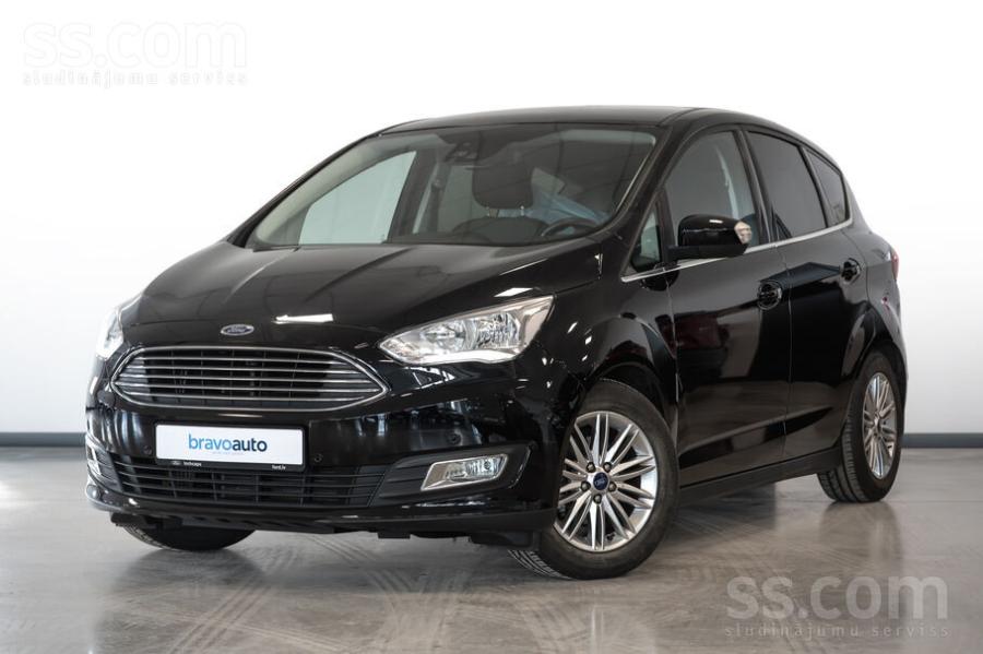 Black Ford C-Max 2018 in Riga, with an engine capacity of 1.00 L and mileage of 96 thousand km for 8990 €, photo 1 on AUTOMOTO.COM.LV