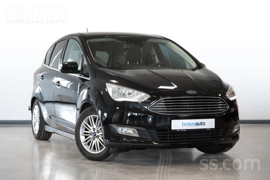 Black Ford C-Max 2018 in Riga, with an engine capacity of 1.00 L and mileage of 96 thousand km for 8990 €, photo 4 on AUTOMOTO.COM.LV