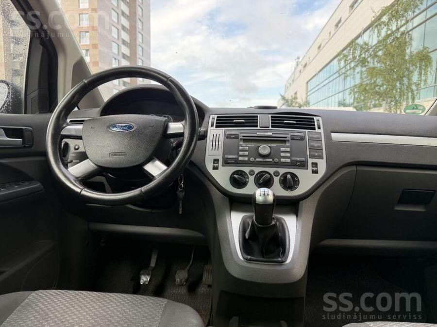 Black Ford C-Max 2007 in Riga, with an engine capacity of 1.60 L and mileage of 0 thousand km for 2500 €, photo 6 on AUTOMOTO.COM.LV