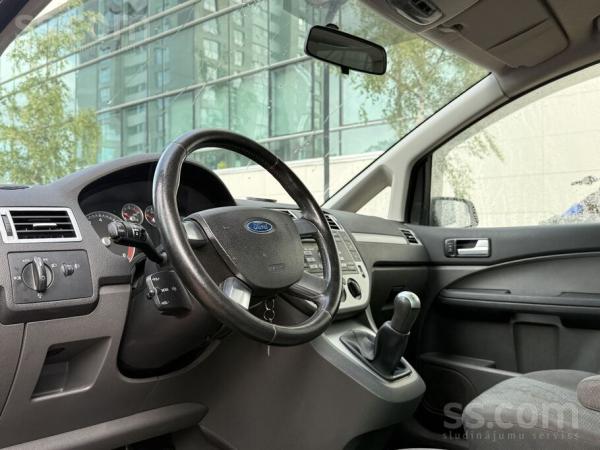 Black Ford C-Max 2007 in Riga, with an engine capacity of 1.60 L and mileage of 0 thousand km for 2500 €, photo 9 on AUTOMOTO.COM.LV