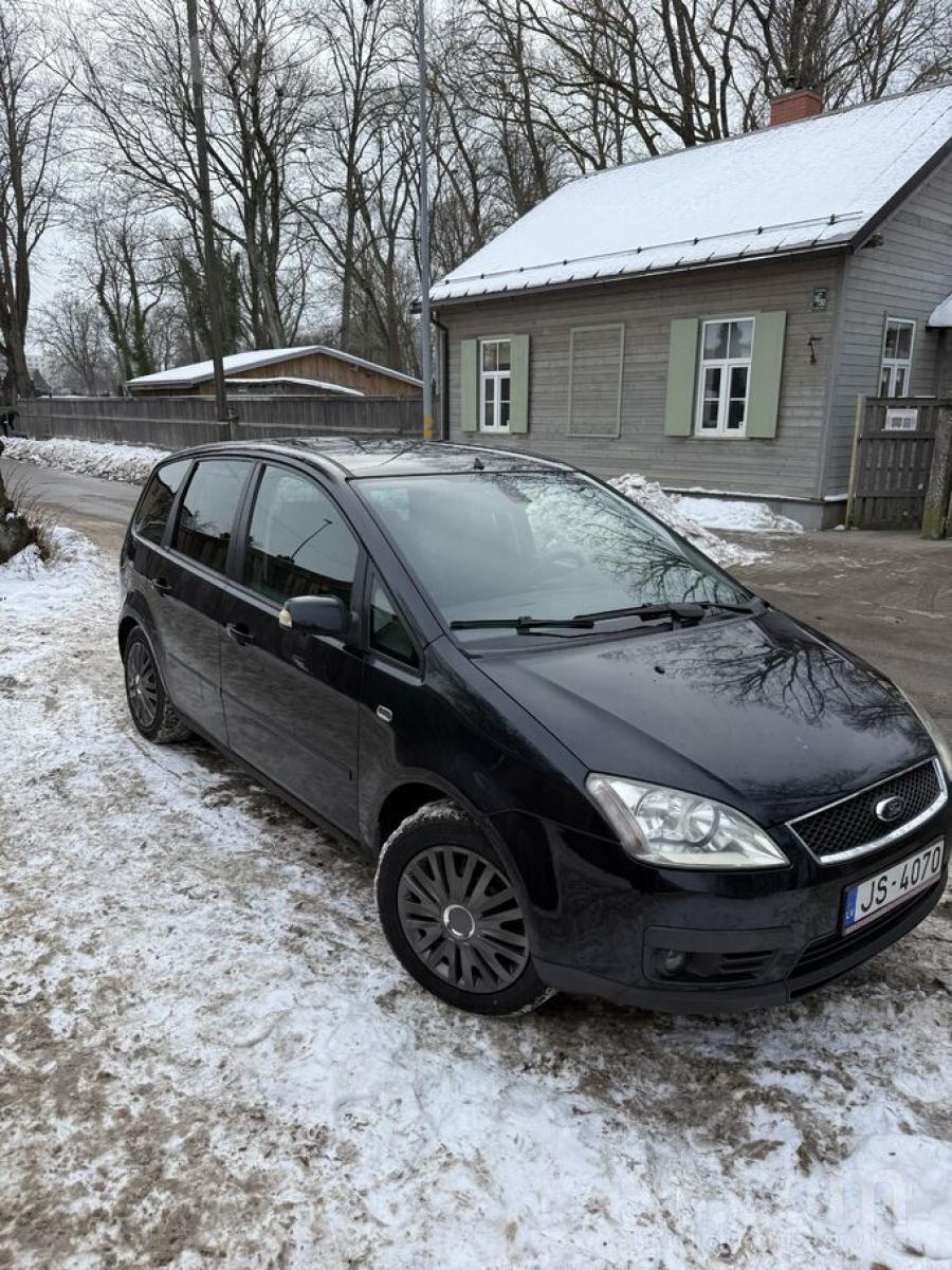 Black Ford C-Max 2004 in Liepaja, with an engine capacity of 1.60 L and mileage of 197 thousand km for 1550 €, photo 3 on AUTOMOTO.COM.LV
