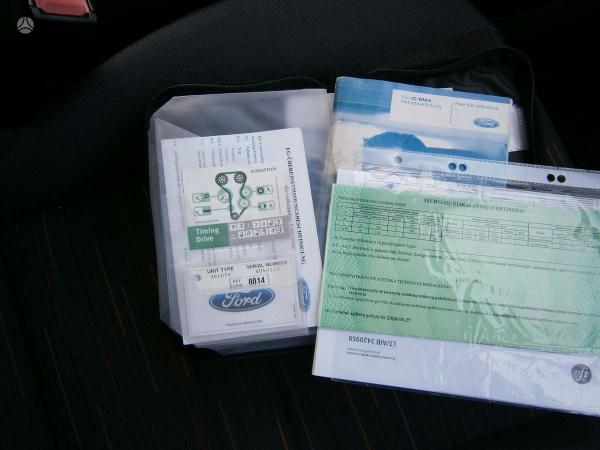 Black Ford C-Max 2008 in Siauliai, with an engine capacity of 1.56 L and mileage of 226 thousand km for 2850 €, photo 11 on AUTOMOTO.COM.LV