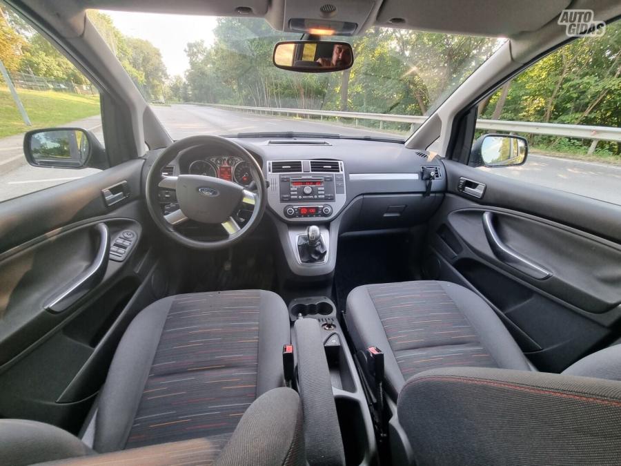 Melns Ford C-Max 2009 Kauņa, ar dzinēja tilpumu 1.60 L un nobraukumu 285 tūkst. km par 1250 €, foto 7 vietnē AUTOMOTO.COM.LV