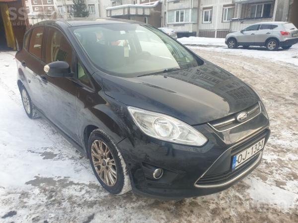 Black Ford C-Max 2013 in Riga, with an engine capacity of 1.60 L and mileage of 458 thousand km for 2490 €, photo 1 on AUTOMOTO.COM.LV