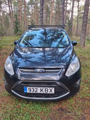 Black Ford C-Max 2013 in Tallinn, with an engine capacity of 2.00 L and mileage of 233 thousand km for 6200 €, photo 14 on AUTOMOTO.COM.LV