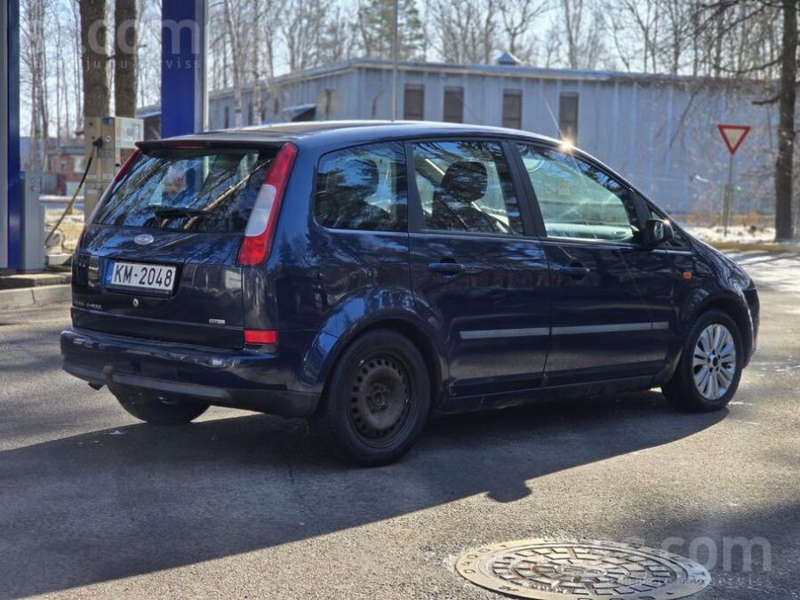Blue Ford C-Max 2004 in Riga, with an engine capacity of 1.60 L and mileage of 370 thousand km for 850 €, photo 7 on AUTOMOTO.COM.LV