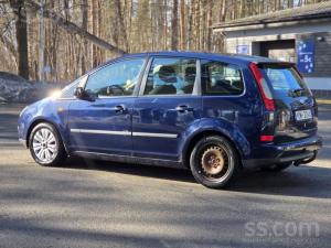 Blue Ford C-Max 2004 in Riga, with an engine capacity of 1.60 L and mileage of 370 thousand km for 850 €, photo 10 on AUTOMOTO.COM.LV