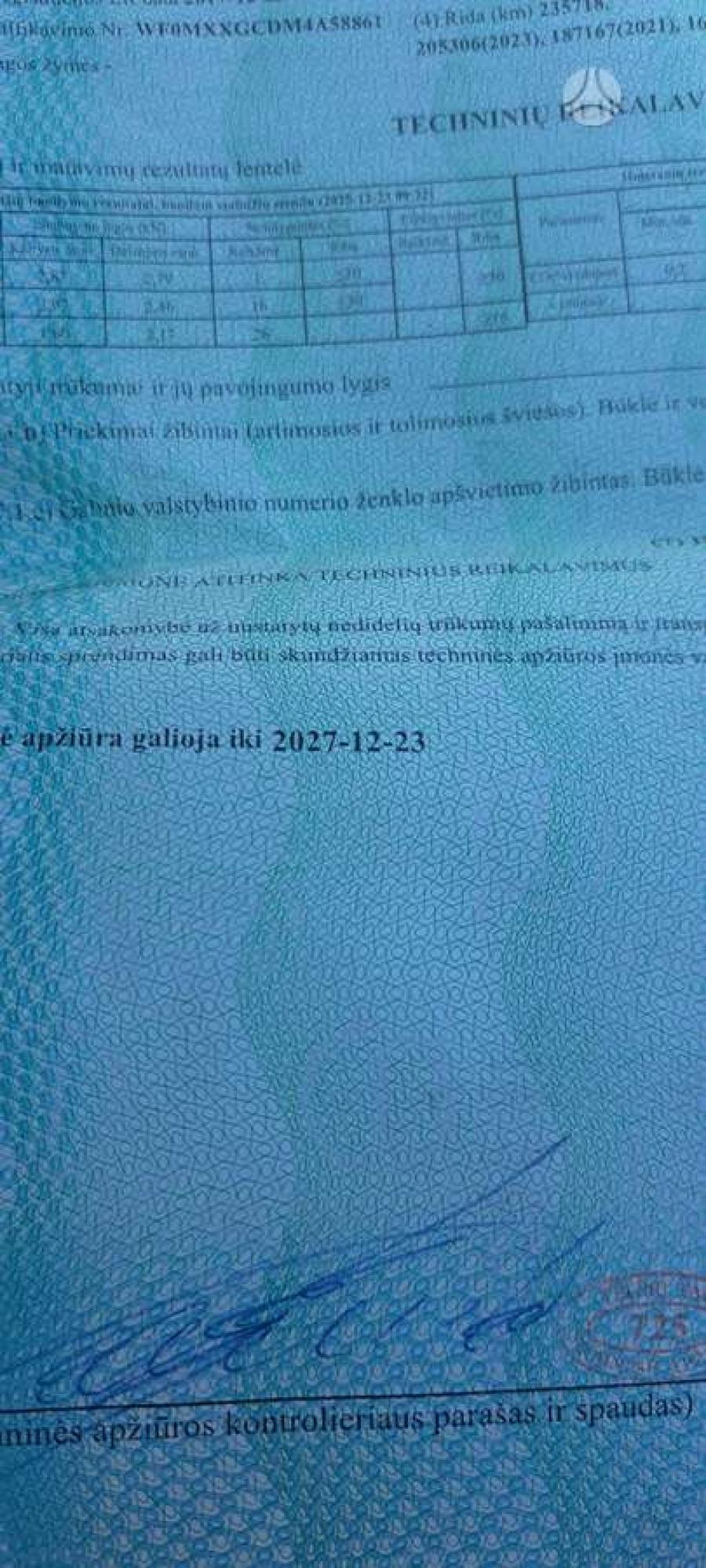 Zils Ford C-Max 2004 Plungė, ar dzinēja tilpumu 1.80 L un nobraukumu 261 tūkst. km par 500 €, foto 6 vietnē AUTOMOTO.COM.LV