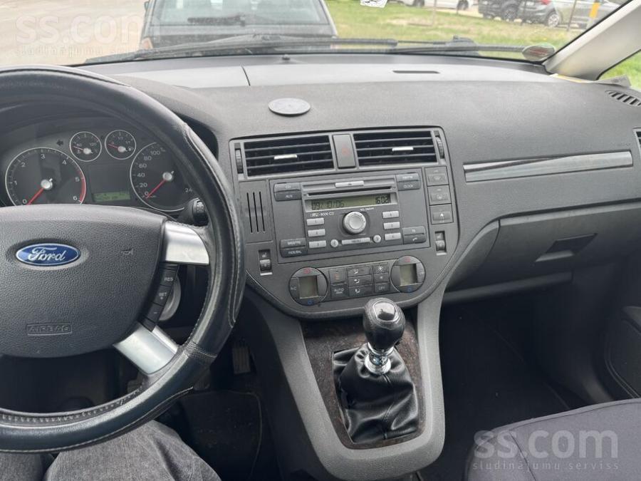 Blue Ford C-Max 2006 in Riga, with an engine capacity of 2.00 L and mileage of 290 thousand km for 1300 €, photo 7 on AUTOMOTO.COM.LV
