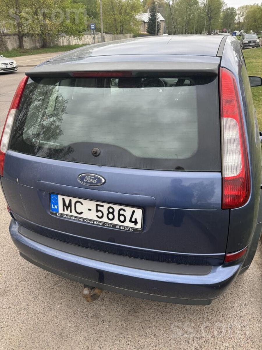 Blue Ford C-Max 2006 in Riga, with an engine capacity of 2.00 L and mileage of 290 thousand km for 1300 €, photo 8 on AUTOMOTO.COM.LV