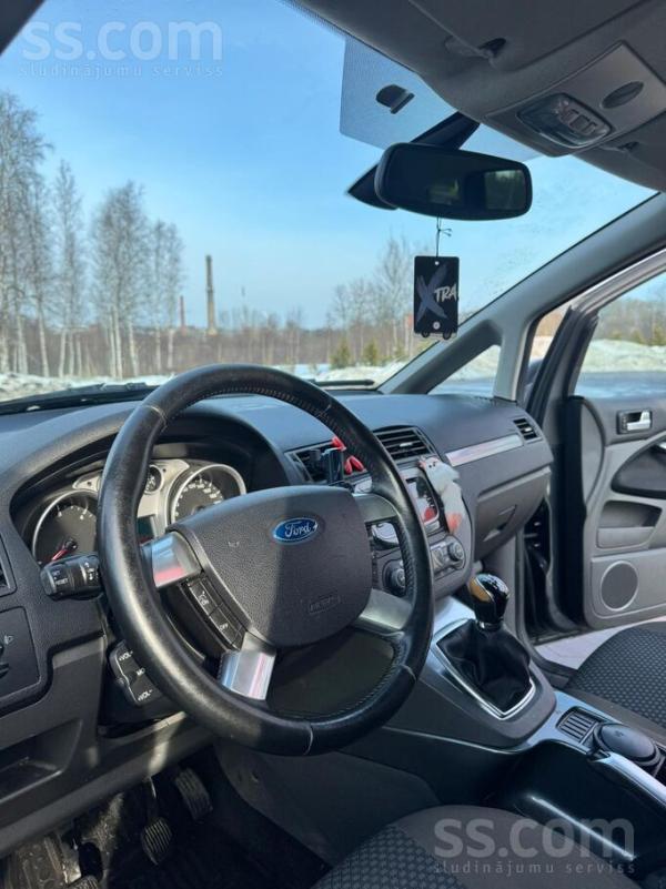 Zils Ford C-Max 2008 Rēzekne, ar dzinēja tilpumu 1.80 L un nobraukumu 218 tūkst. km par 1950 €, foto 5 vietnē AUTOMOTO.COM.LV