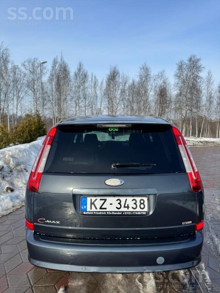 Zils Ford C-Max 2008 Rēzekne, ar dzinēja tilpumu 1.80 L un nobraukumu 218 tūkst. km par 1950 €, foto 10 vietnē AUTOMOTO.COM.LV