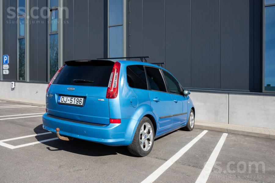 Blue Ford C-Max 2008 in Riga, with an engine capacity of 1.80 L and mileage of 283 thousand km for 1500 €, photo 9 on AUTOMOTO.COM.LV
